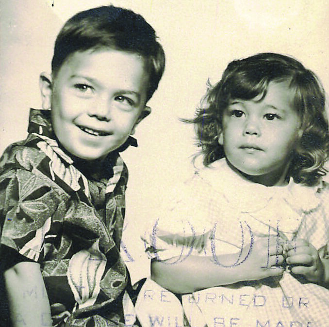 Leslie -age 18 months with older brother Patrick | Generations Magazine