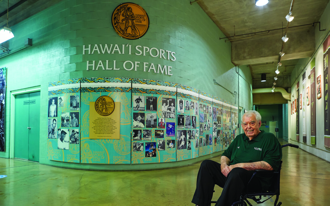 Photographs of Larry Price alone and with his former UH players and ...